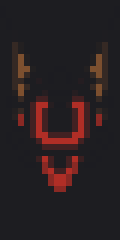 Red deer skull Minecraft Banner