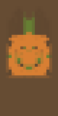 Halloween Pumpkin Minecraft Banner