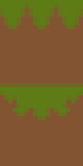 Two Grass Blocks Minecraft Banner
