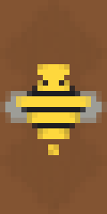 Cherrywood Bee Minecraft Banner