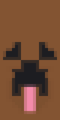 Panting Dog Minecraft Banner