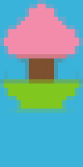 Sakura Tree On Island Minecraft Banner