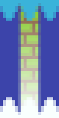 Double Waterfall Minecraft Banner