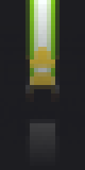 Green lightsaber Minecraft Banner
