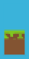 Grass block Minecraft Banner