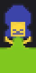 Marge Simpson Minecraft Banner