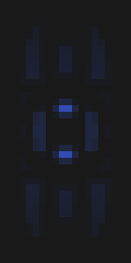 Black/Blue Minecraft Banner