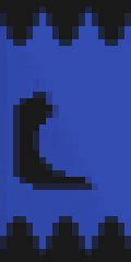 crescent moon Minecraft Banner
