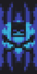 Ice Skeleton Minecraft Banner