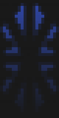 blue cape Minecraft Banner
