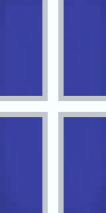 Finland flag Minecraft Banner