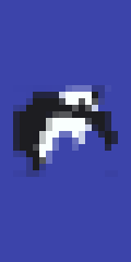 Killer Whale Minecraft Banner