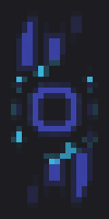 Blue fire shield Minecraft Banner