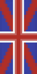 UK flag Minecraft Banner