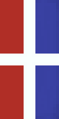Nation: Dominican Republic 1844-1849 Minecraft Banner