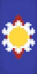 ASEAN Flag Minecraft Banner