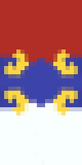 Serbia Flag Minecraft Banner