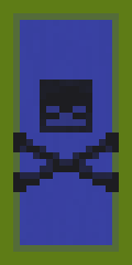 Skeleton banner Minecraft Banner