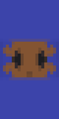 Brown Axolotl Minecraft Banner