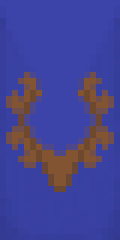 Blue Stag Banner Minecraft Banner
