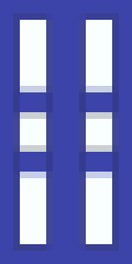 Blue Japanese Shoji Door Minecraft Banner