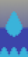 Water drop Minecraft Banner