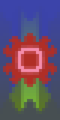 Red Rose Minecraft Banner