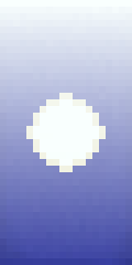 the moon for shields Minecraft Banner
