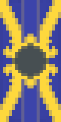 Blue Roman Shield Minecraft Banner