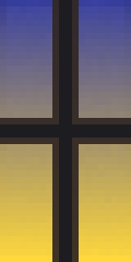 Yellow Fade Cross Minecraft Banner