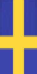 Sweden Minecraft Banner