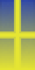 The Swedish-Most-Amazing-And-Colorful-Flag Minecraft Banner