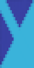 Arrow (Blue) Minecraft Banner