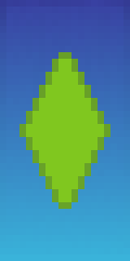 Green Sims Plumbob Minecraft Banner