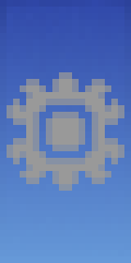 Gray Gear Minecraft Banner