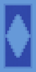 Blue Diamond banner Minecraft Banner