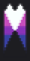 Agender Cape Design Minecraft Banner