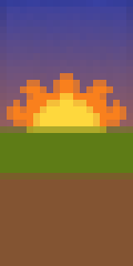 sunset Minecraft Banner