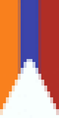 Flag of Artsakh (Nagorno-Karabakh Republic) (1992-2024) Minecraft Banner