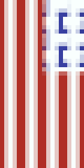 United States of America flag Minecraft banner Minecraft Banner