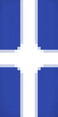 Scottish flag Minecraft Banner