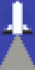Space Shuttle Minecraft Banner