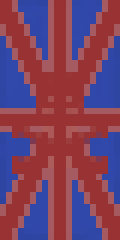 England with skull Minecraft Banner