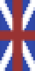 Old Great Britain flag Minecraft Banner