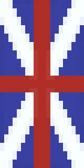 Great Britain flag Minecraft Banner