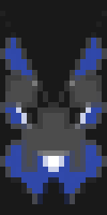 Blue Wolf Minecraft Banner Minecraft Banner