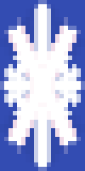 Snow Flake Minecraft Banner
