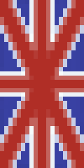 United Kingdom Minecraft Banner