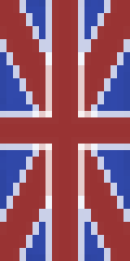 Union Jack (Detailed) NEEDS COMMANDS Minecraft Banner
