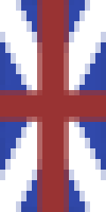 United Kingdom Flag Minecraft Banner